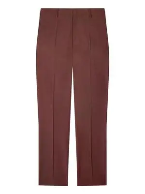 Patrizia Pepe Brick Stretch Cigarette Trousers - Brown