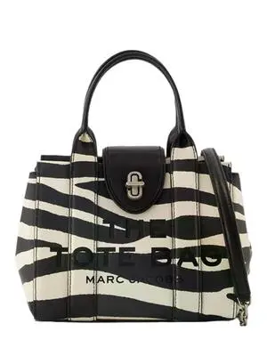 Marc Jacobs The Mini Tote Zebra-print Tote Bag - Neutrals