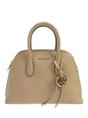 Michael Kors Medium Freddie Grained Leather Tote Bag - Neutrals