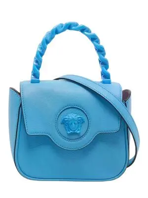 Versace La Medusa Mini Shoulder Bag - Blue