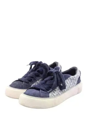 Dior B33 Oblique Canvas & Suede Sneakers - Blue