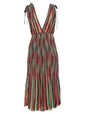 Missoni Knit Midi Dress - Orange