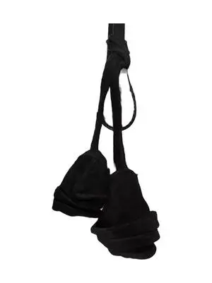 Magda Butrym Brigitte Trapeze Floral-detail Tote Bag - Black