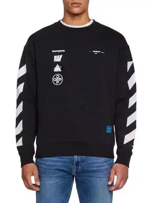 Off-White Diag Mariana De Silva Sweatshirt - Black
