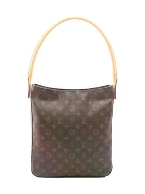 LOUIS VUITTON Monogram Looping Gm Shoulder Bag - Brown