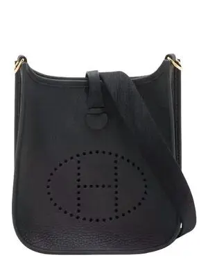 Hermès 2025 Clemence Evelyne 16 Amazone Crossbody Bag - Black