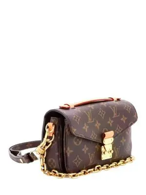 LOUIS VUITTON Pochette Metis Monogram Canvas East West Crossbody Bag - Brown