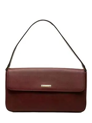 Burberry Leather Shoulder Bag - Red