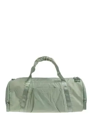 Nike Logo Embroidered Ruched Handle Holdall - Green