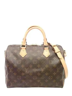 LOUIS VUITTON Speedy Bandouliere 30 Boston Bag - Brown