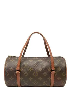 LOUIS VUITTON Louis Vuitton 1995 Monogram Papillon 26 Handbag Brown
