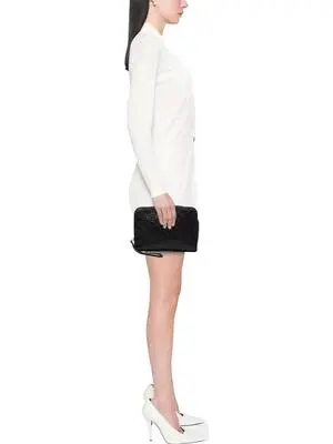 Gucci Embossed Leather Clutch Bag - Black