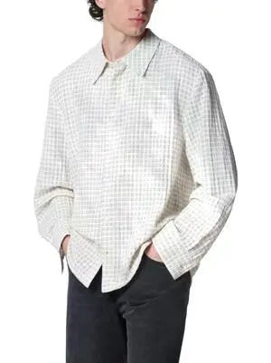 Séfr Wes Check-pattern Shirt - Neutrals