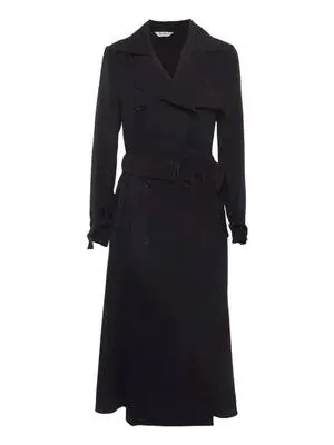 Max Mara Belted Double-breasted Trench Coat - Blue