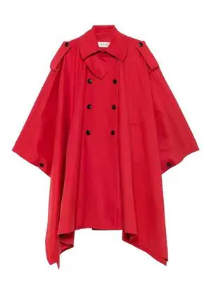 RÓHE Double-breasted Asymmetric Hem Coat - Red