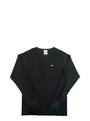 SAINT MXXXXXX Long-sleeve Crewneck Sweatshirt With Logo Print - Black