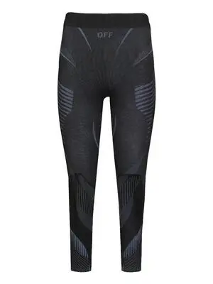 Off-White Racing Seamless Leggings - Black