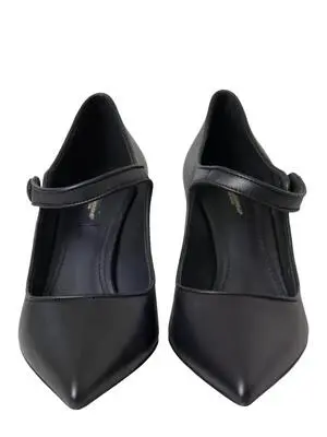 Dolce & Gabbana Mary Jane Leather Pumps - Black
