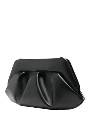 THEMOIRE Bios Ruched Tote Bag - Black