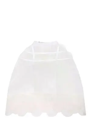 Simone Rocha Sheer Hoop Mini Skirt - Neutrals