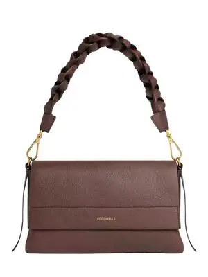 COCCINELLE Small Tote Bag With Braided Handle - Red