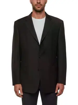 BOSS Notch-lapels Tailored Jacket - Black