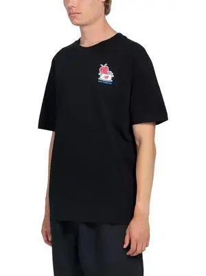 NEW BALANCE Lobster Roll Cotton T-shirt - Black