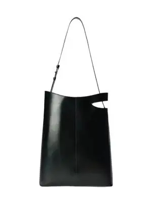 LGN LOUIS GABRIEL NOUCHI Cut-out Leather Tote Bag - Black
