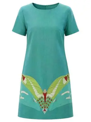 LANRE DA SILVA AJAYI A-line Mini Dress - Green