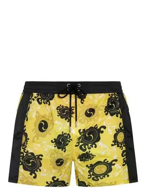 Dsquared2 Graphic Print Swim Shorts - Yellow