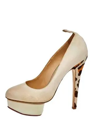 CHARLOTTE OLYMPIA Dolly Platform Pumps - Neutrals