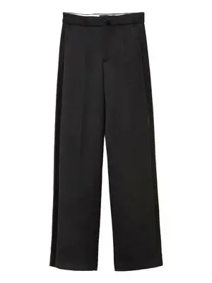 Marc Jacobs Tailored Trousers With Pressed Crease - Black