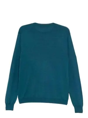 Roberto Cavalli Logo Embroidered Sweater - Blue