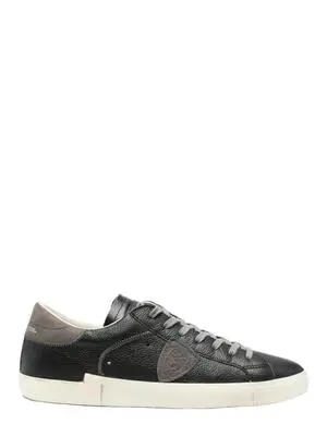 Philippe Model Leather Sneakers - Black