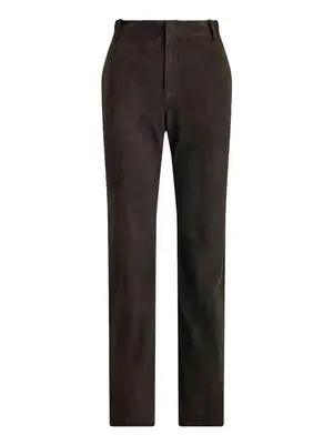Ralph Lauren Keegan Suede Trousers - Brown
