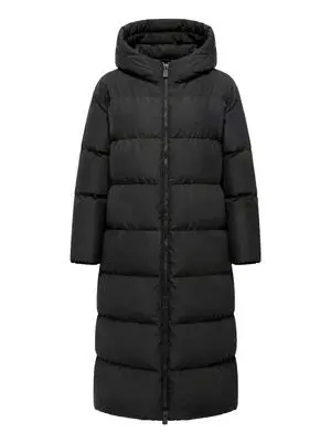 Bacon Cloud Giant Hooded Puffer Coat - Black