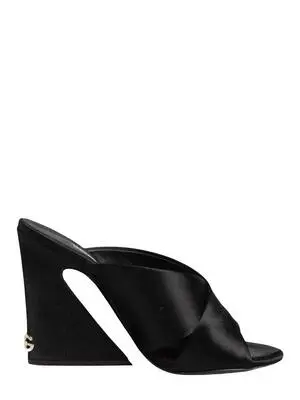 Dolce & Gabbana Keira Sculptural-heeled Sandals - Black