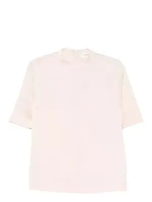 LISA YANG Mock Neck T-shirt - Pink