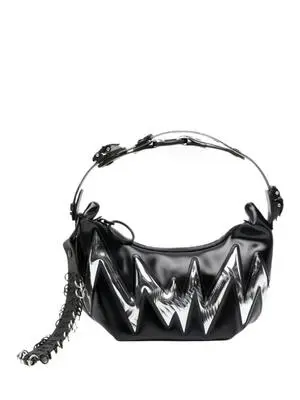 INNERRAUM Object Hmo Flash Half Moon Shoulder Bag - Black