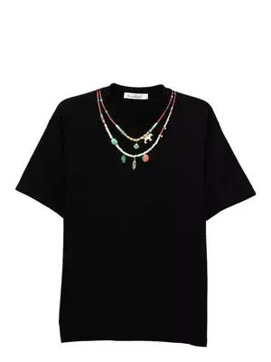 Undercover Necklace Print T-shirt - Black