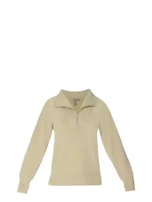 Sweaty Betty Sand Wash Quarter-zip Sweatshirt - Green