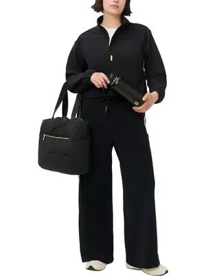 Sweaty Betty Explorer Side-stripe Wide-leg Track Pants - Black