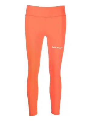Palm Angels Logo-print Leggings - Orange