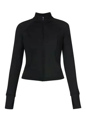 Sweaty Betty Raglan Sleeve Zip-up Jacket - Black