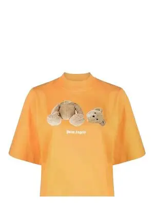 Palm Angels Teddy Bear Print T-shirt - Orange