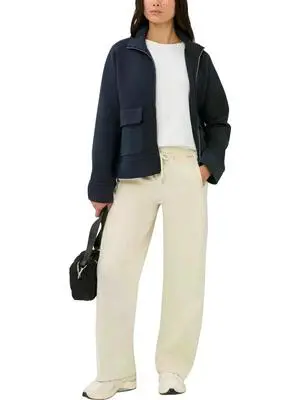Sweaty Betty Zip-up Bomber Jacket - Blue