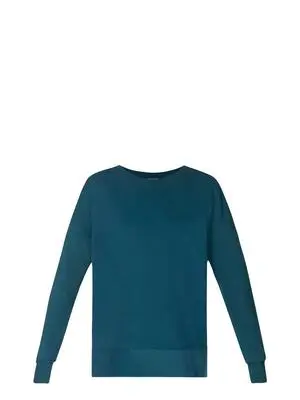 Sweaty Betty Side-slit Crewneck Sweatshirt - Green