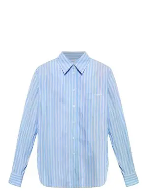 Hunza G Essential Striped Shirt - Blue