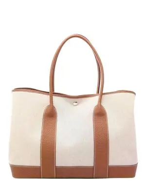 Hermès Hermès 2025 Toile And Negonda Garden Party 39 Tote Bag Neutrals