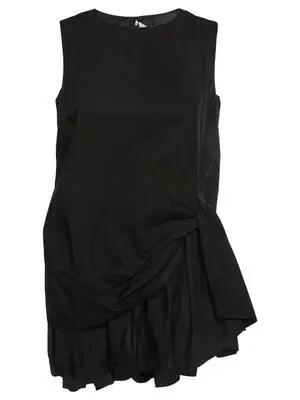 Marni Sleeveless Knot Detail Mini Dress - Black